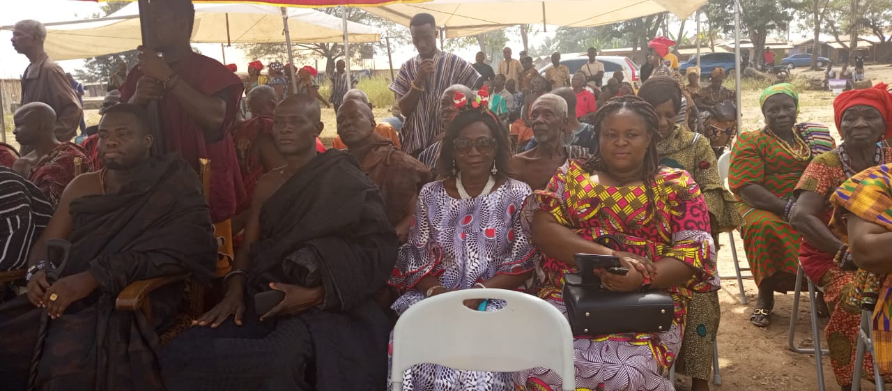 Hon. Dela Sowah Hands Over Resource Centre to Kpando Chiefs